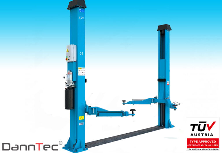 5. Zweisäulen Hebebühne 3,2 t Profiversion RP-Tools – Danntec KFZ